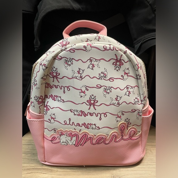 Disney | Bags | Rare Aristocats Marie Ribbon Backpack | Poshmark